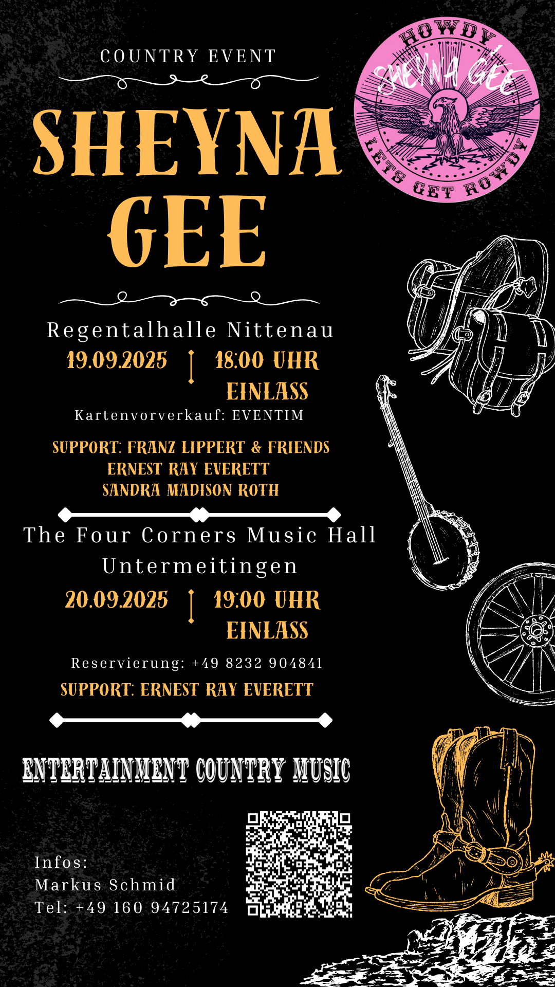 Country Night Nittenau with Special Guest "Sheyna Gee" - Sandra Madison ...